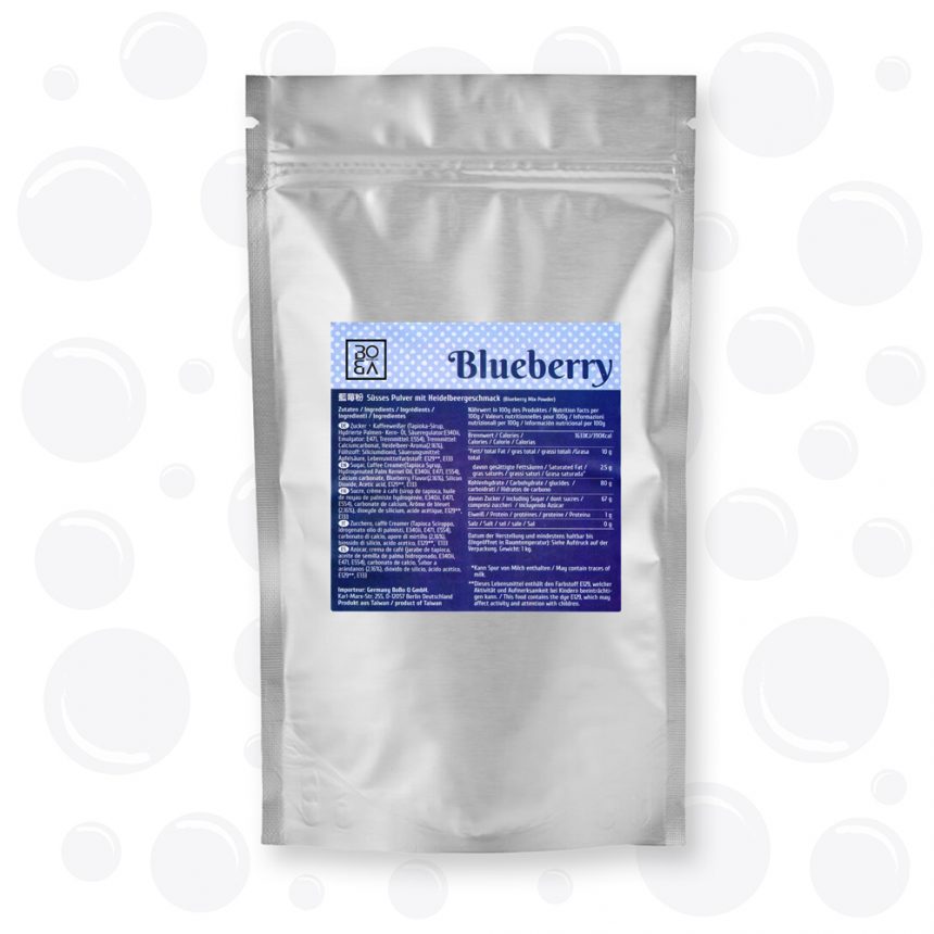 Lapte solubil cu aroma de Afine, punga 1 kg – Bubble Tea Romania